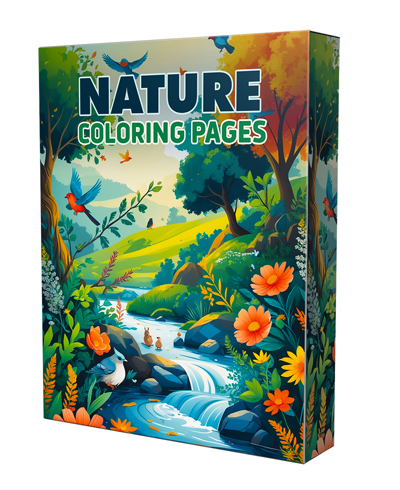 Nature Coloring Pages for Kids
