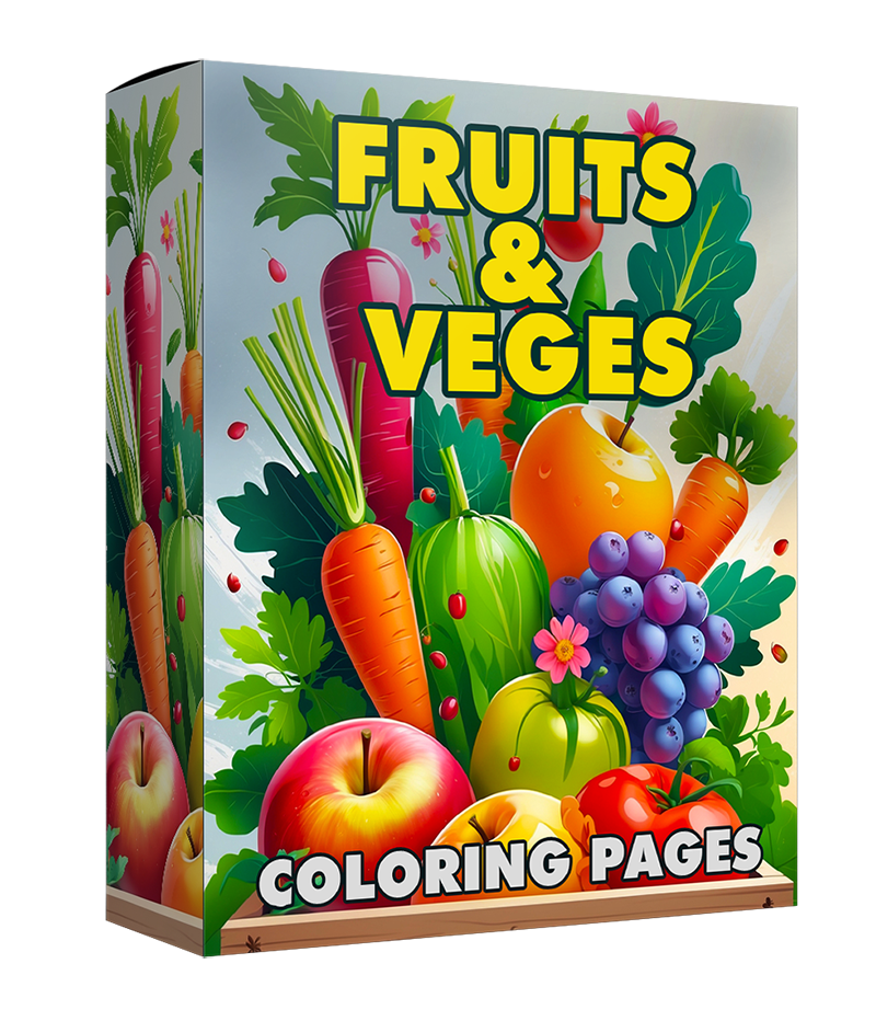 Fruit and Vegetable Coloring Pages